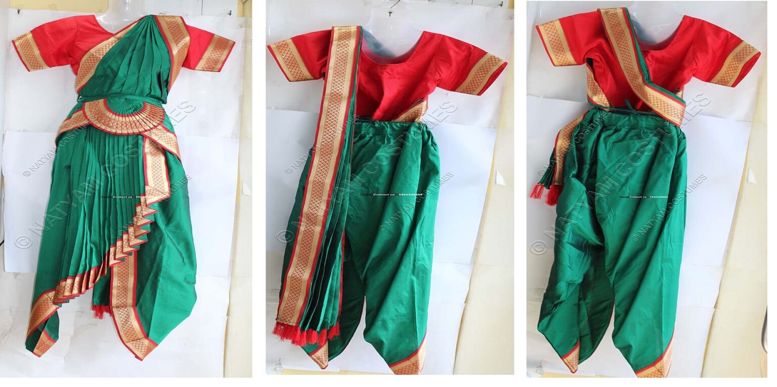 Dhoti Pattern | Classical dance costume